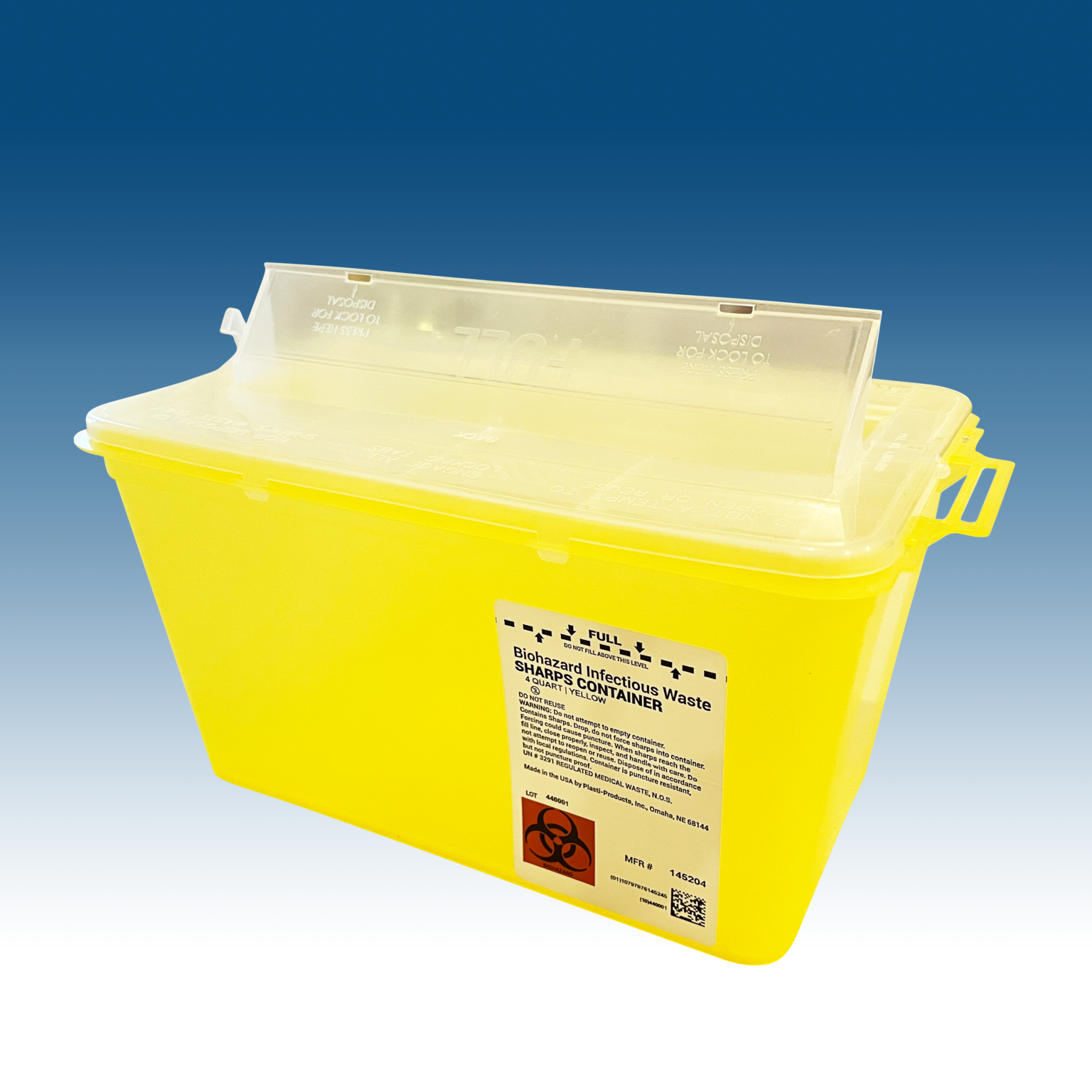 Countertop Sharps Disposal Container | Sharps Disposal | Plasti Products